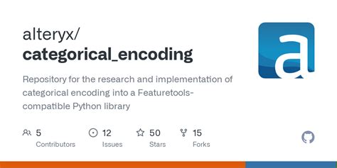 Categorical Encoding Guides Notebooks Categorical Encoding Guide Ipynb At Main · Alteryx