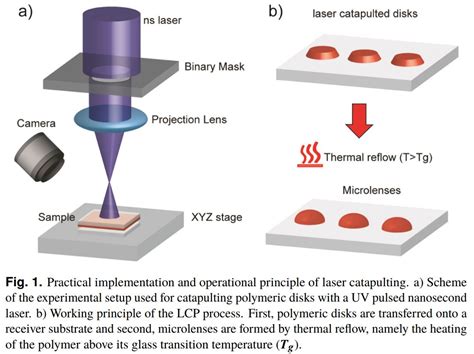 Image Sensors World Microlens Fabrication By Laser Catapulting