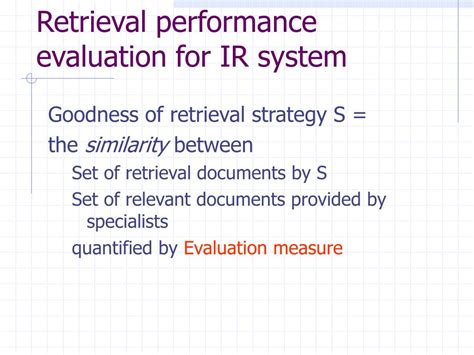 Ppt Chapter 3 Retrieval Evaluation Powerpoint Presentation Free Download Id5569027