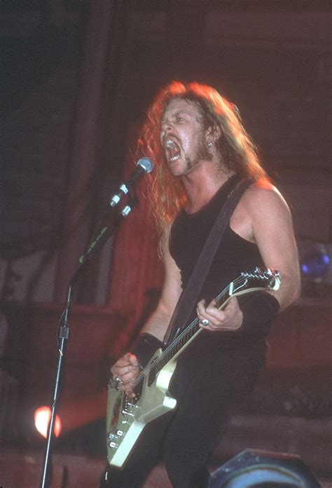 Los Angeles 1988 Singer And Guitarist James Hetfield Of The Heavy Metal Quartet Metallica