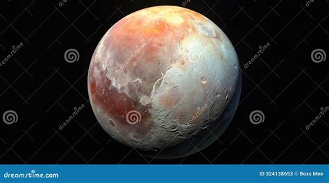 Charon Moon Of Pluto Sixth Largest Trans Neptunian Object Of The Solar System Generative Ai