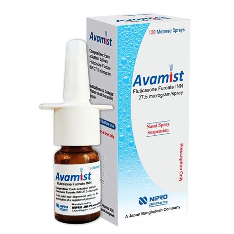 Avamys Nasal Spray 27 5 Mcg Spray Uses Dosage Side Effects Bissoy