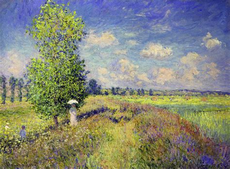 The Summer Poppy Field 1875 Claude Monet