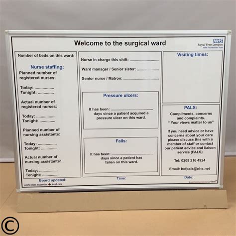 Custom Printed Whiteboards Visual Systems Healthcare Custom