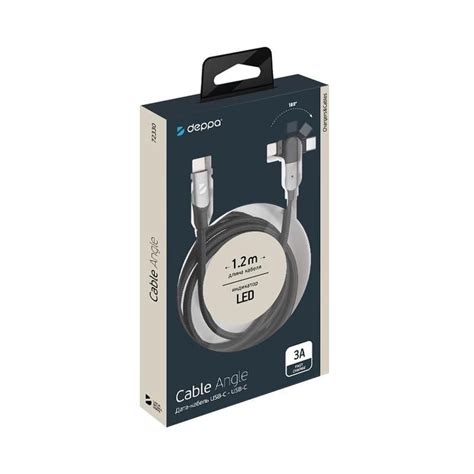 Кабель Deppa Usb Type C Usb Type C 1 2 метра 72330 арт 1239719 купить в Москве оптом и в
