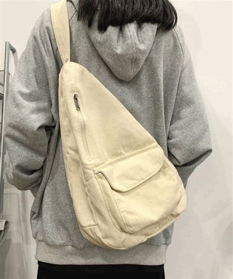 당일발송 빈티지 캔버스 슬링백 백팩 크로스백 천가방 에이블리