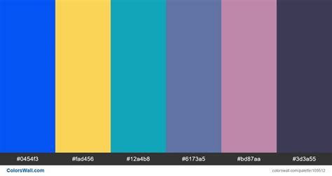 Mobile App Design Color Palette