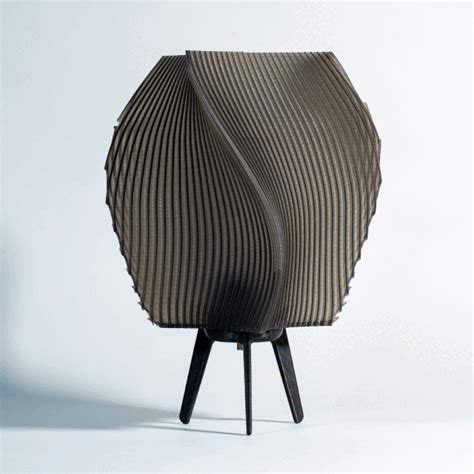 Wooj Zephyr Lamp 3d Printed Recycled Plastic Table Lamp