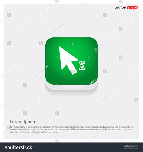 Mouse Cursor Loading Icon Stock Vector Royalty Free Shutterstock