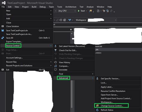 Checking In Uninded Code To Tfs Stack Overflow
