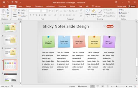 Sticky Notes For Powerpoint