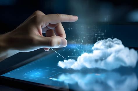 Premium Ai Image Hands Indicate Button Screen Interface Global