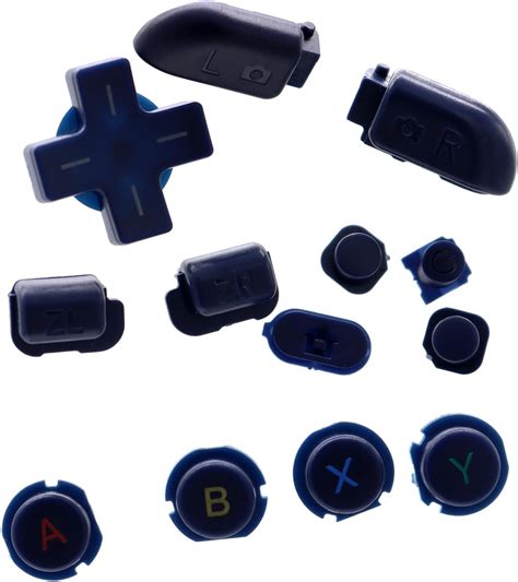 Amazon Com Black Replacement L R ZR ZL Button Full Buttons Kit D Pad ABXY Home Power For