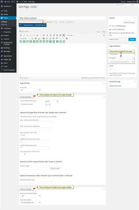 My Subscription Wp Rentals Help