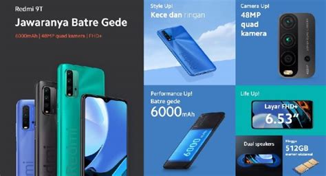Resmi Meluncur Ini Harga Dan Spesifikasi Redmi 9t • Jagat Gadget