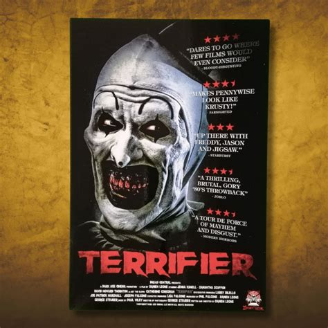Terrifier Poster Horror Mounted Small Weird Aunty Mildred