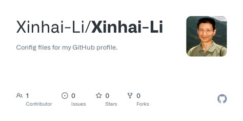 Github Xinhai Lixinhai Li Config Files For My Github Profile