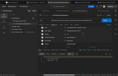 Trying To Authenticate To Contact Center Historical Data With Bearer Token Using Power Automate