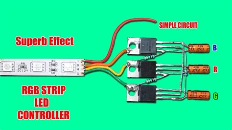 Superb Effect Rgb Strip Led Controller Circuit Superb Effect Rgb Strip Led Controller Circuit