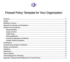 What Is A Firewall Policy Ultimate Guide Free Template