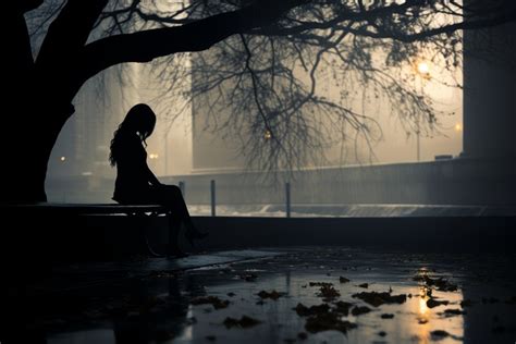 Download Ai Generated Woman Loneliness Royalty Free Stock