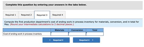 solved exercise 4 8 algo equivalent units cost per