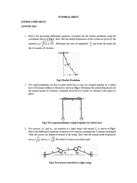 tutorial sheet pdf science and mathematics