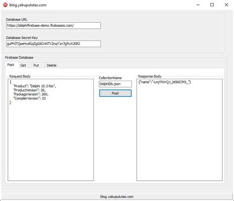 delphi and firebase database entegrasyonu nasıl sağlanır yakup ulutaŞ