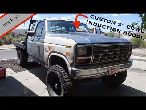 F250 Cowl Induction Hood Cowl Induction Steel Hoods For 1999 To 2010