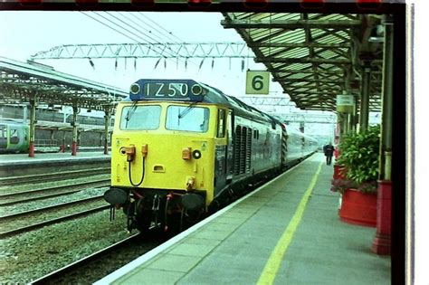 35mm Railway Colour Negative Class 50 044 At Crewe £195 Picclick Uk