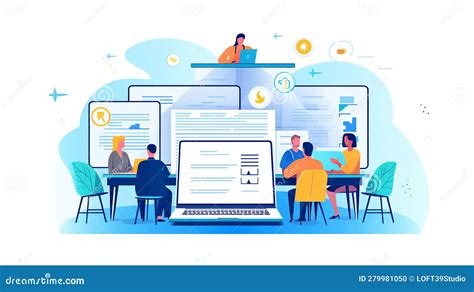 Generative Ai Hiring And Recruitment Concept Stock Illustration Illustration Of Onboard