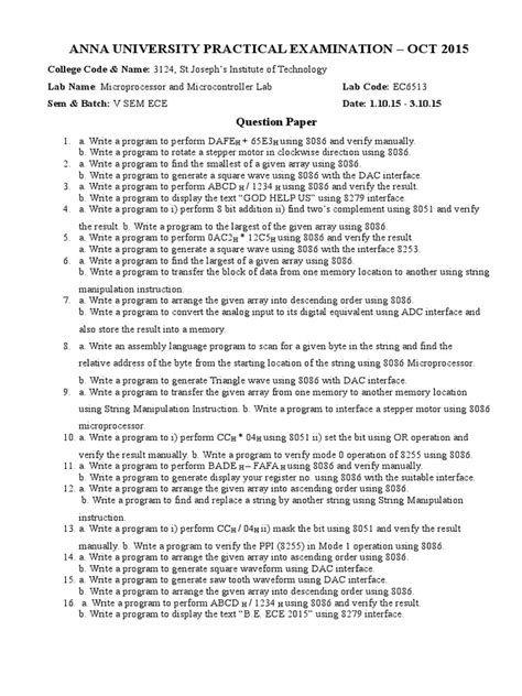 Model Qp Mpmc Lab Wo Split Up Pdf Assembly Language String