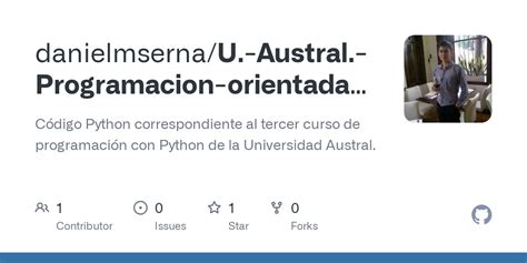 GitHub danielmserna U Austral Programacion orientada a objetos con Python Código Python