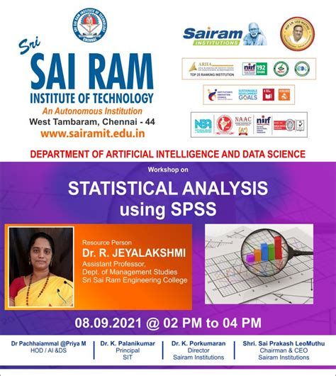 Department Of Ai Ds Sri Sairam Institute Of Technology On Linkedin