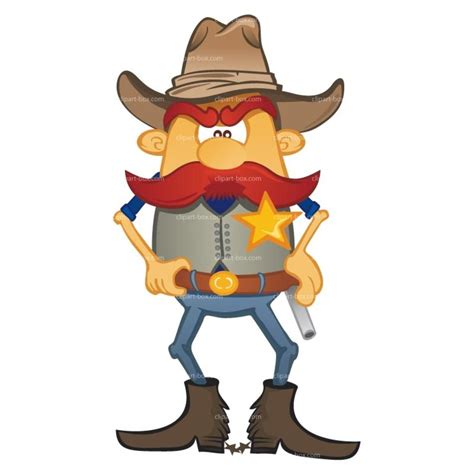 Cartoon Colorful Sheriff Clipart Free Image Download