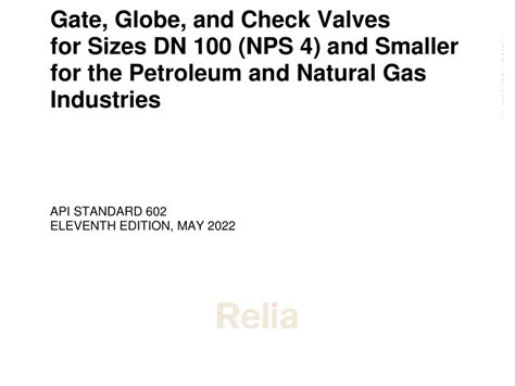 API 602 Trim Number Chart Valvestandard Com