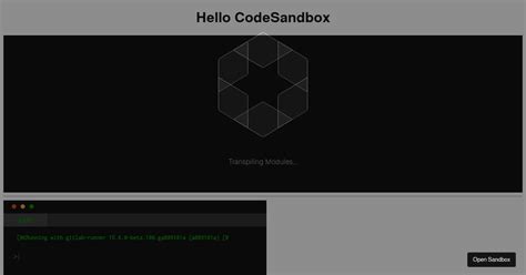 React Gitlab Trace Forked Codesandbox