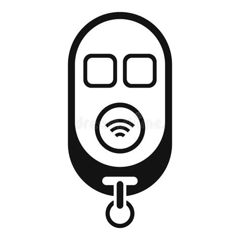 Control Boot Key Icon Simple Vector Smart Security Stock Vector