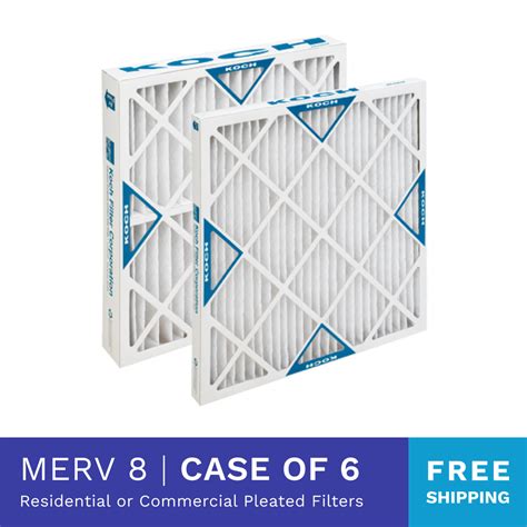 4″ Merv 8 Pleated Filters Pure Purpose Filters