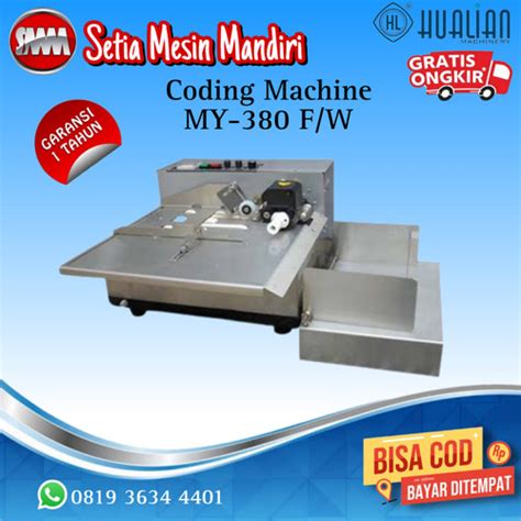 Jual Mesin Coding Otomatis Mesin Coding Expired Date MY 380 F W HUALIAN Jakarta Barat