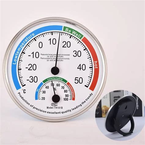 Jual Thermometer Hygrometer Alat Ukur Suhu Kelembapan Termometer Bulat