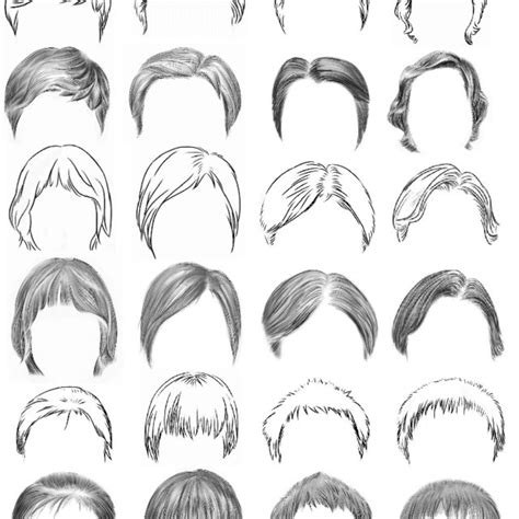 The Different Types Of Hairs In Two Styles Extracted From The Database Download Scientific