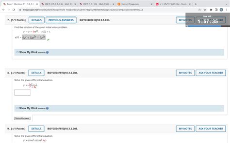 Solved Find The Solution Of The Given Initial Value Problem Chegg