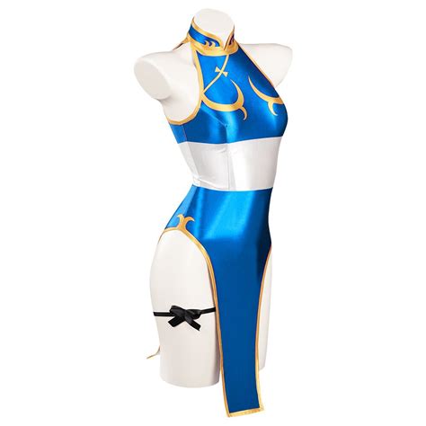 Chun Li Sexy Swimsuit Cosplay Costume CosplayWare Com