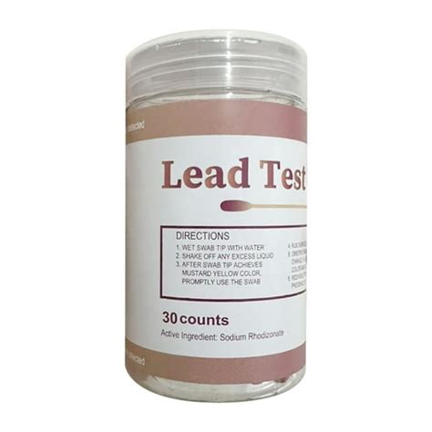 Leadcheck Swabs Instant Lead Test 6 Count Box Of 8 Crystal Cases 48