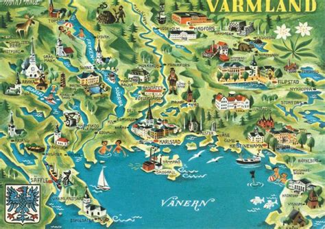 Map Of Värmland Sweden