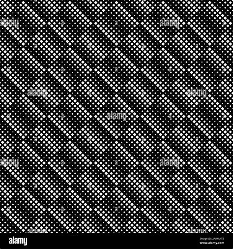 Geometrical Diagonal Square Pattern Background Black And White