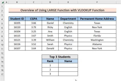 Exceldemy On Linkedin How To Use Large Function With Vlookup Function In Excel
