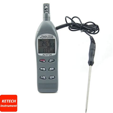 Temperature Humidity Dew Point Meter Wet Bulb Temperature And Humidity