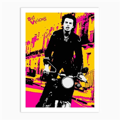 Sid Vicious Sex Pistols Band Music 2 Art Print By Music Soul Fy
